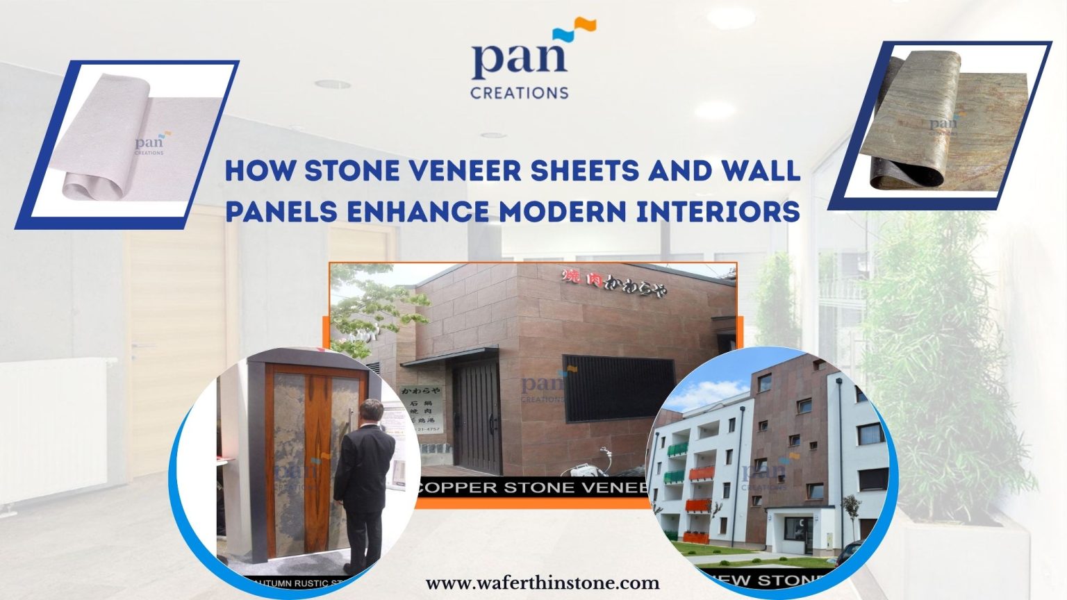 How Stone Veneer Sheets and Wall Panels Enhance Modern Interiors