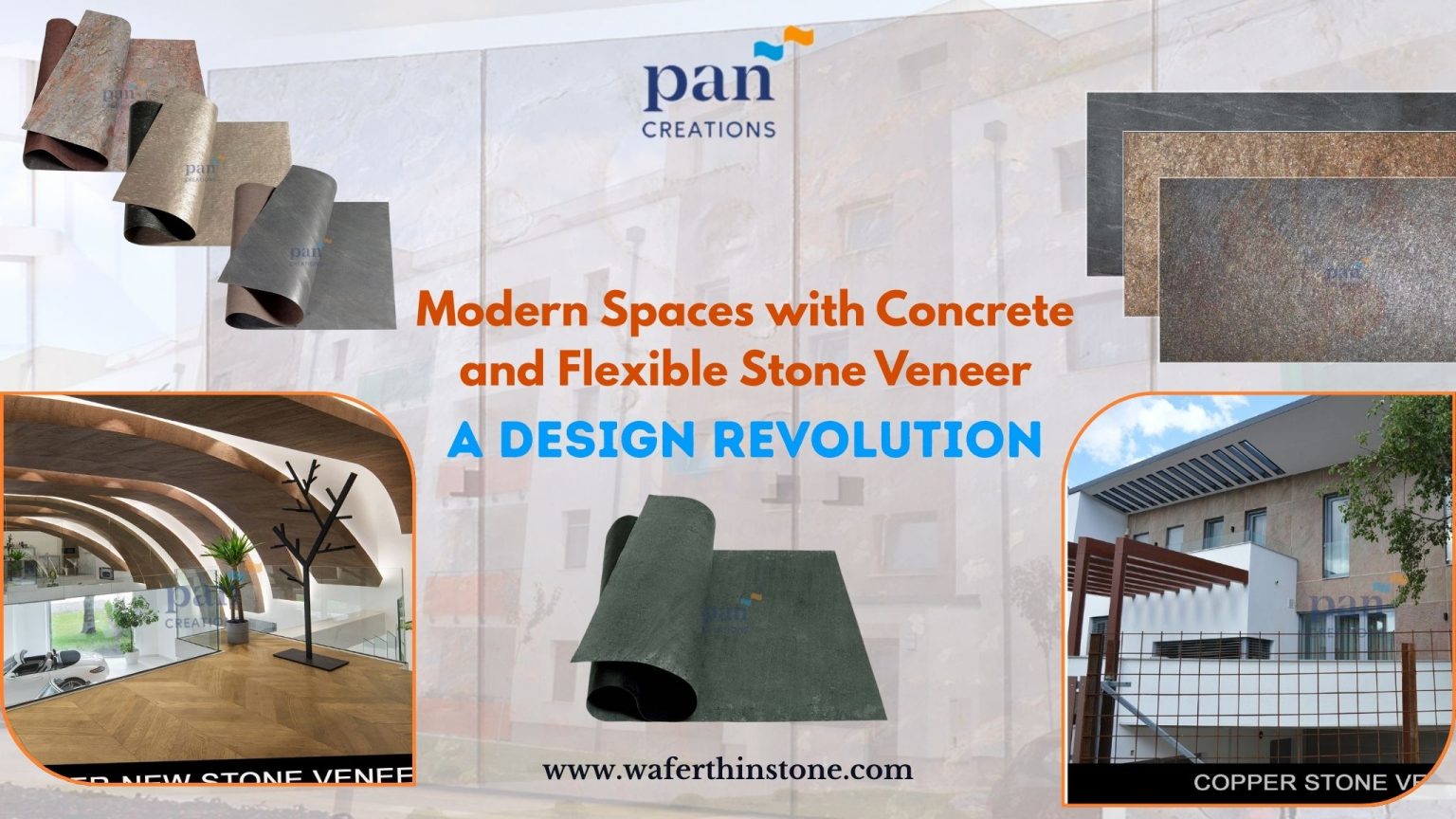Modern Spaces with Concrete and Flexible Stone Veneer: A Design Revolution